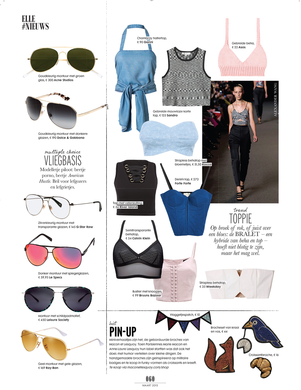 The Adrina featured in ELLE Magazine – Leisure Society