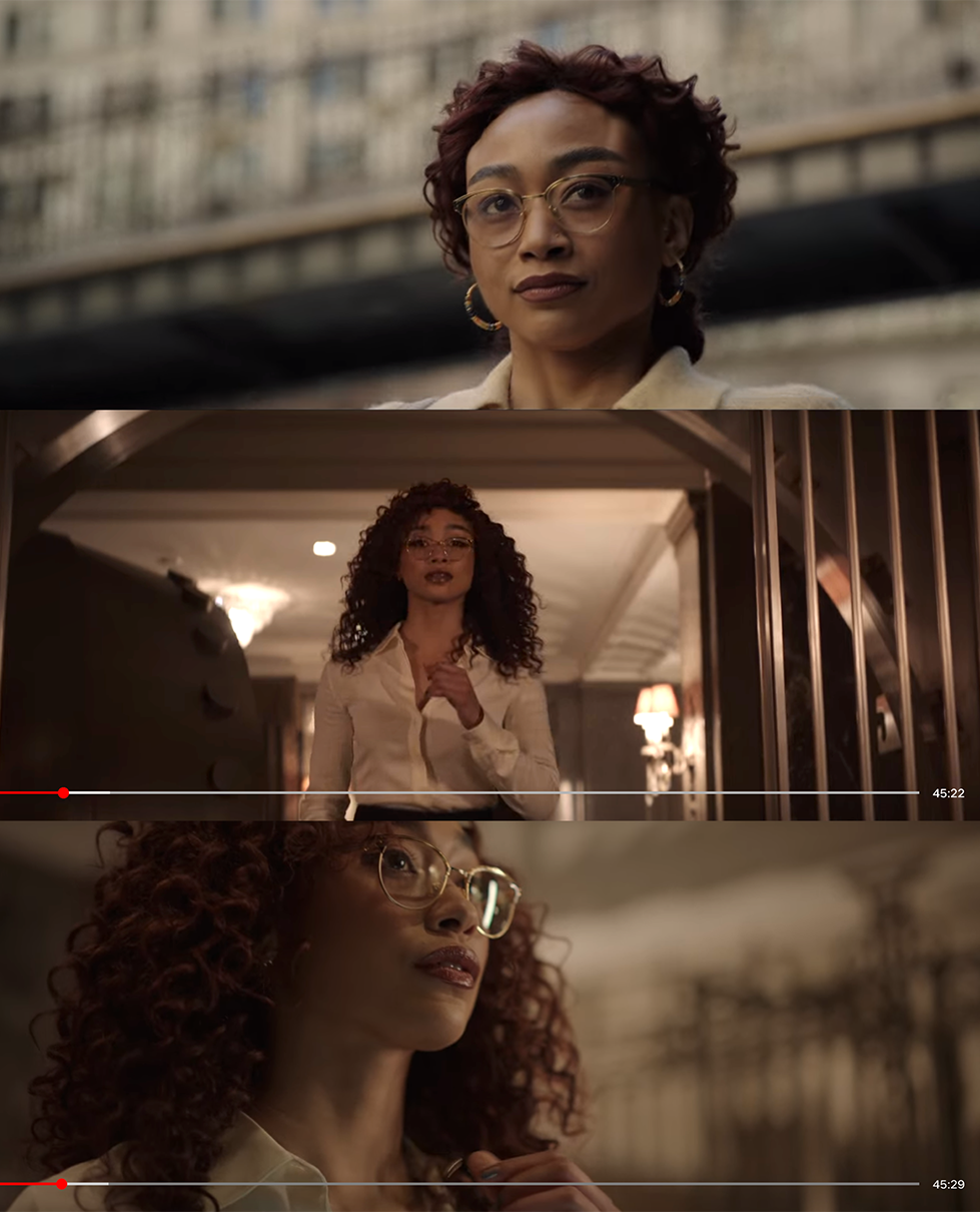 Tati Gabrielle in the Oxford from Netflix’s ‘Kaleidoscope’ – Leisure ...