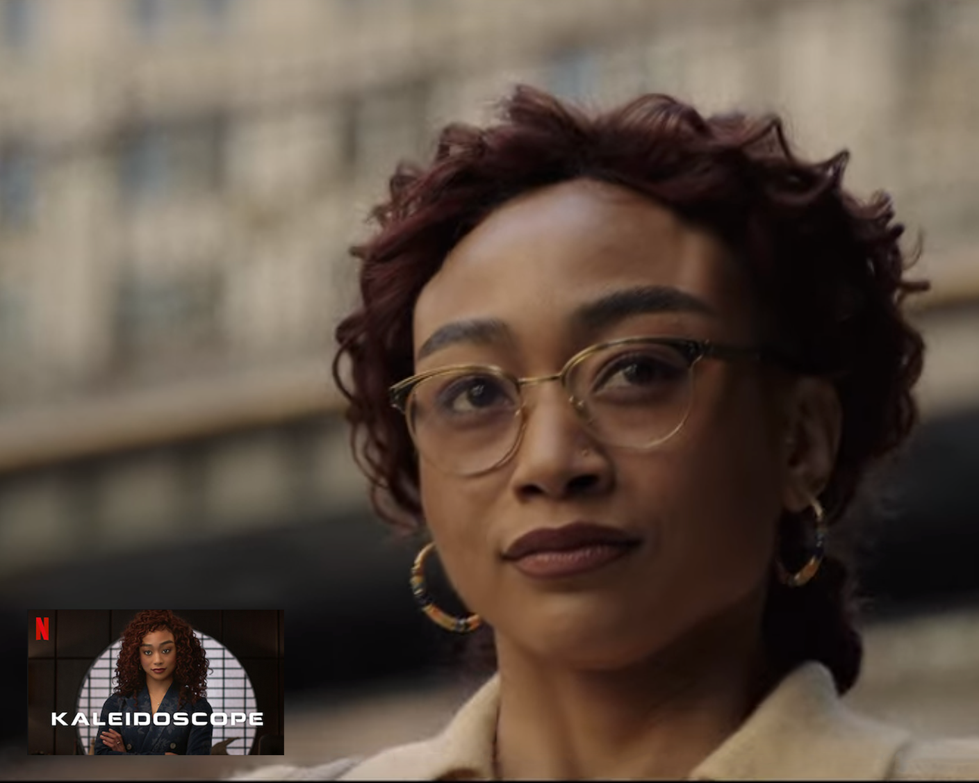 Tati Gabrielle in the Oxford from Netflix’s ‘Kaleidoscope’ – Leisure ...